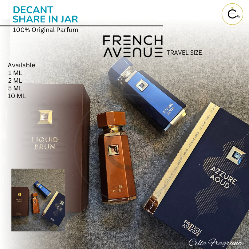 Jual FRENCH AVENUE Liquid Brun Azzure Aoud Decant (Share in Jar ...