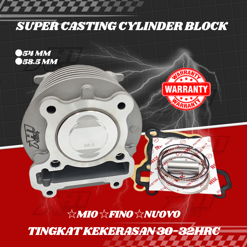 Jual BORING BLOCK BLOK SEHER BORE UP 54 58.5 59 MM MIO KARBU SMILE MIO SPORTY MIO SOUL FINO ...