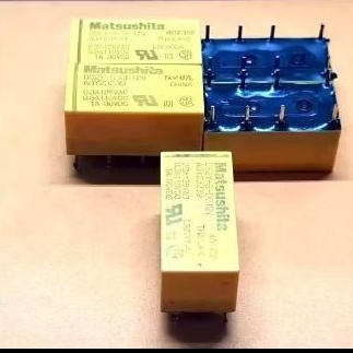 Jual Relay DC 12V 1A 8pin Matsushita JAPAN Kuning | Shopee Indonesia