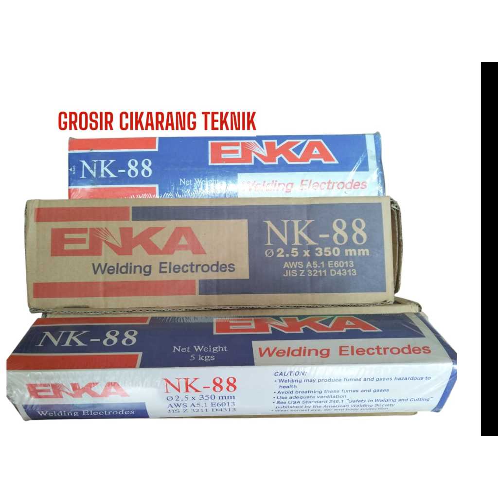 Jual kawat las ENKA NK-88 2,6x350 mm kemasan 5 kg harga HEMAT | Shopee Indonesia