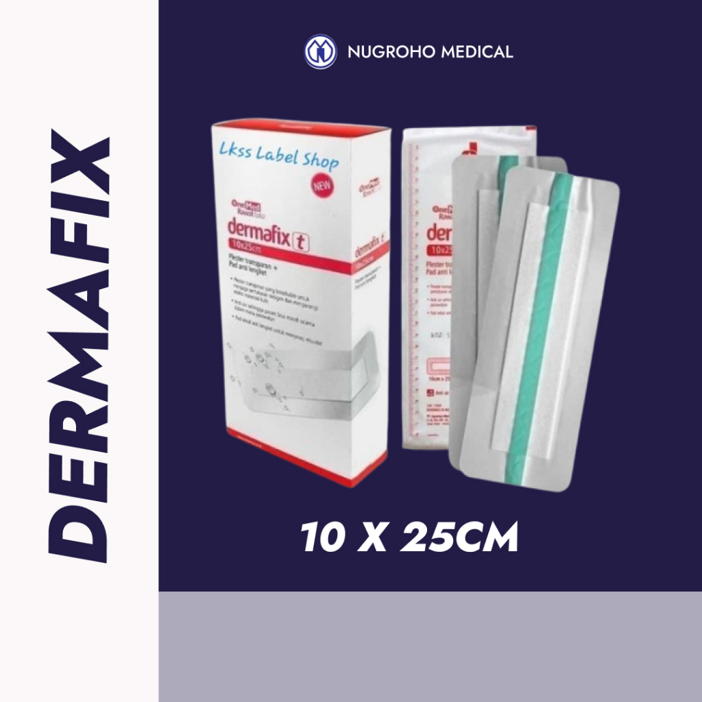 Jual DERMAFIX / PLESTER LUKA ANTI AIR JUMBO 10X25CM ECER 1 PCS | Shopee ...