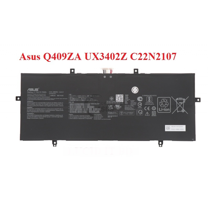 Jual BATERAI LAPTOP ASUS Zenbook 14 OLED UX3402 UM3402 (C22N2107 ...