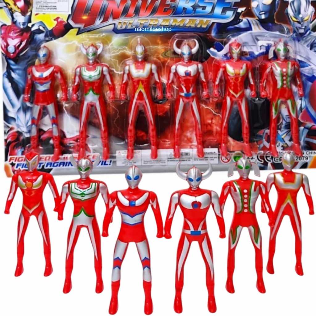 Jual Universe ultraman 6pc Mainan Robot Ultraman Isi 6 pcs / Mainan Robot Figur Warrior man ...