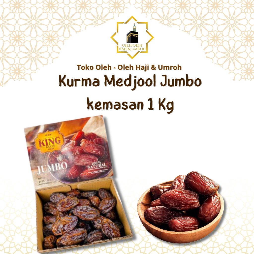 Jual KURMA MEDJOOL KING JUMBO 1 KG KURMA MEDJOOL PREMIUM KURMA ...