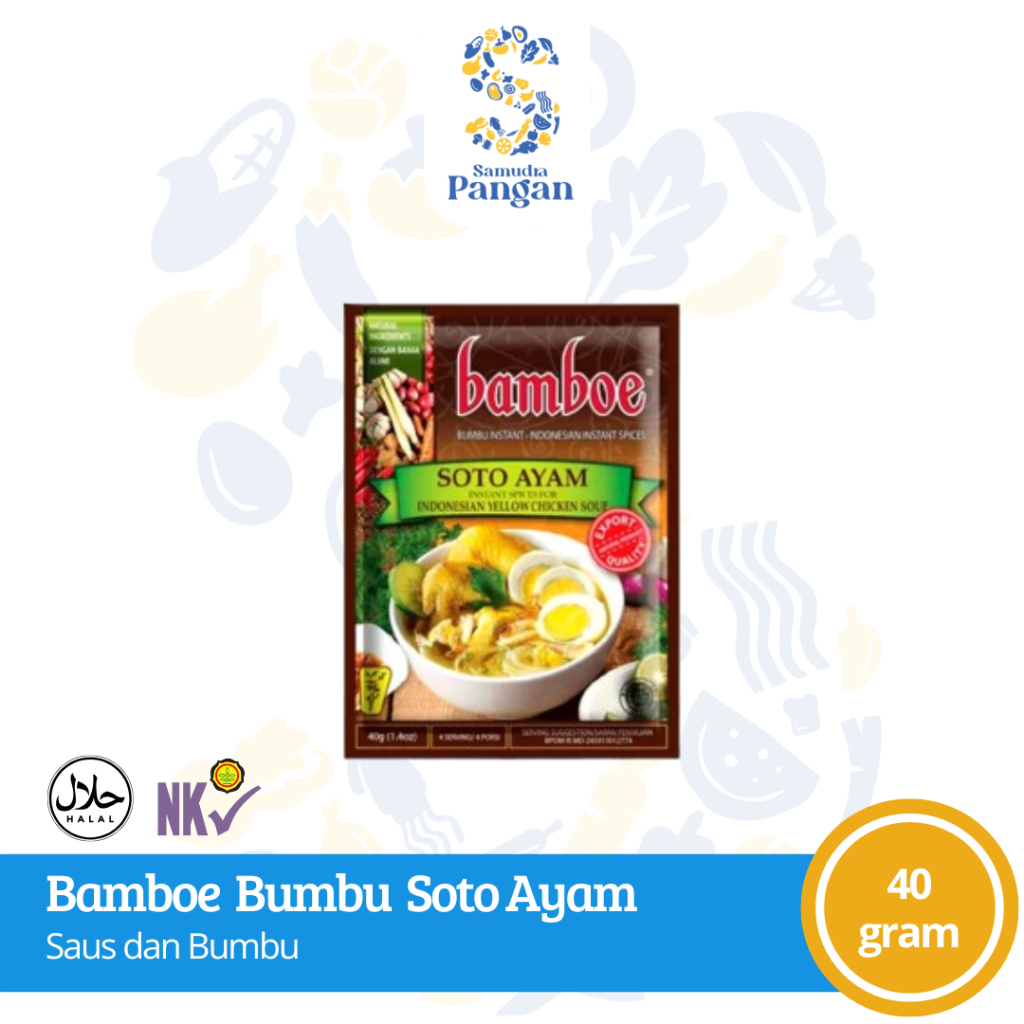 Jual Bamboe Bumbu Soto Ayam 40 gram Bumbu Soto Instan | Shopee Indonesia