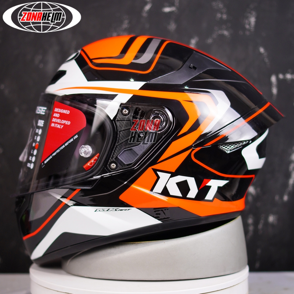 Jual HELM KYT TT COURSE MOTIF OVERTECH BLACK/ORANGE GLOSSY FULL FACE ORIGINAL DOT SNI | Shopee ...