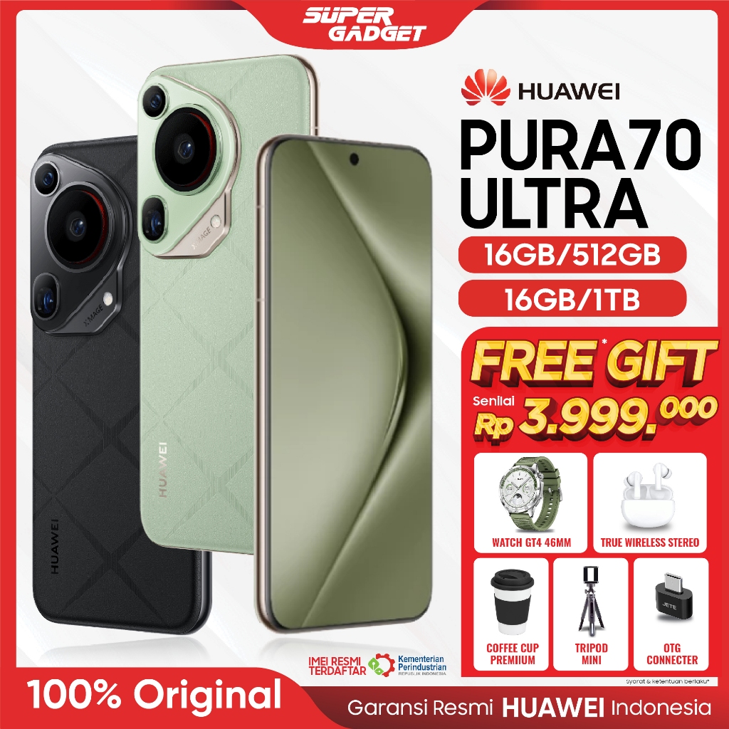 Jual Huawei Pura 70 Ultra 16/512 16/1TB HP Smartphone Android | Shopee ...