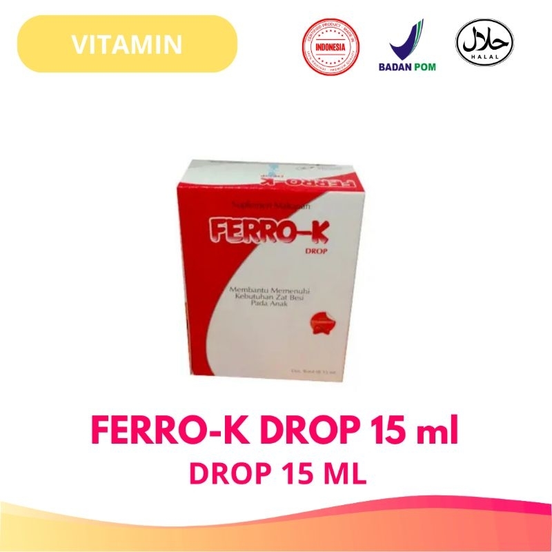 Jual Ferro-K Drops 15 ML | Shopee Indonesia