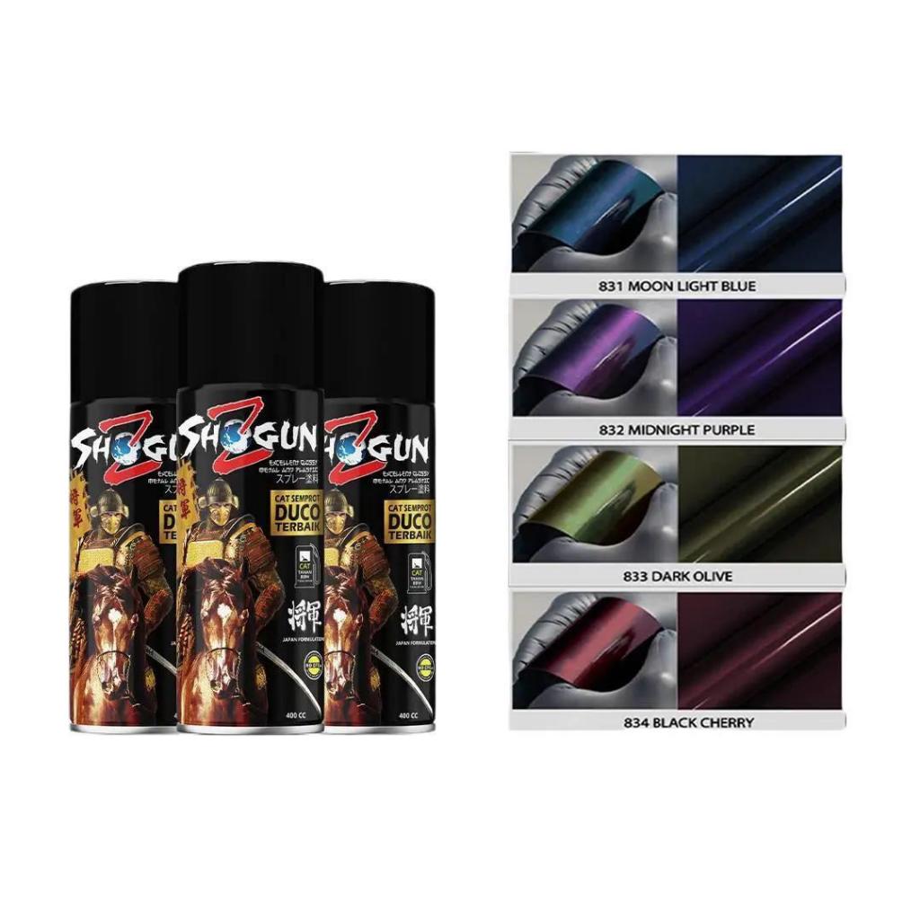 Jual PAKET LENGKAP Cat Semprot Motor Shogun Z Paint XIRALIC - DARK ...