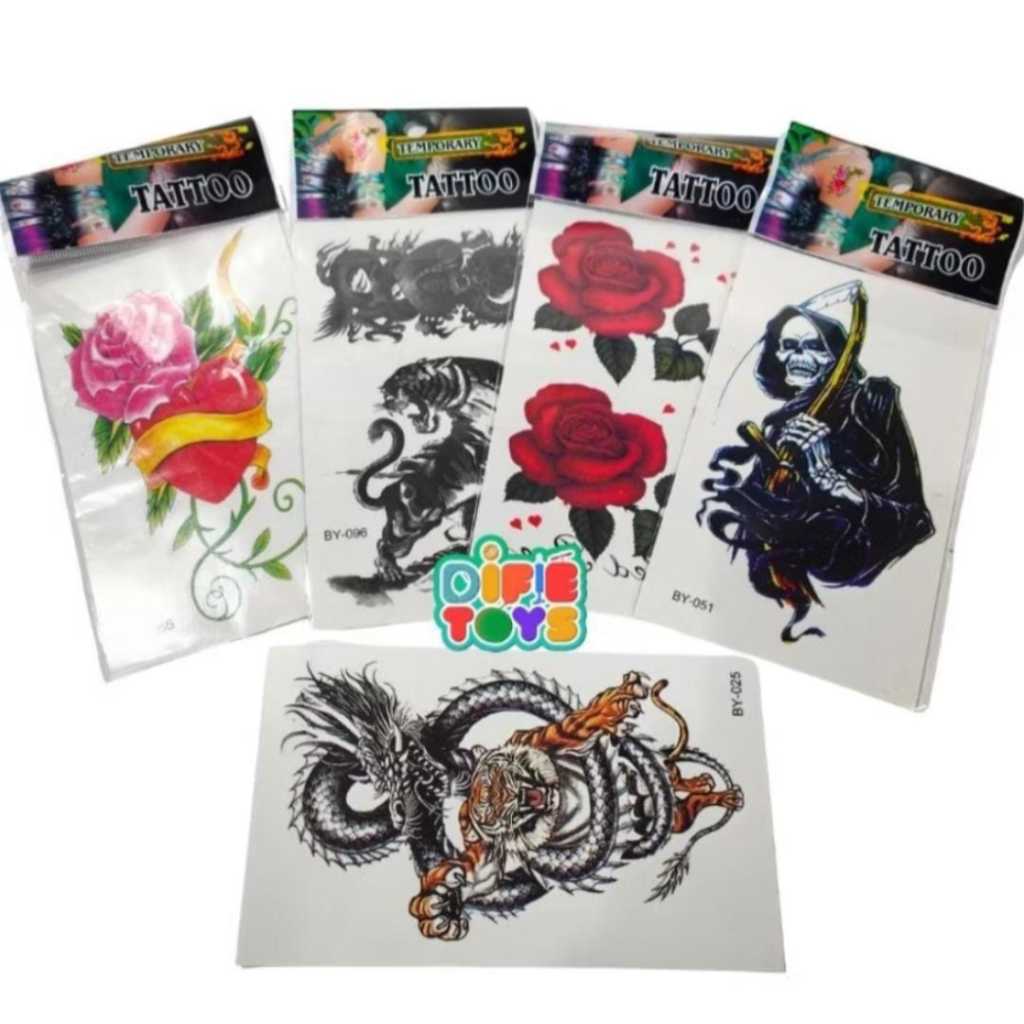 Jual MAINAN TATO TEMPORER / TATTO AIR UKURAN SEDANG | Shopee Indonesia