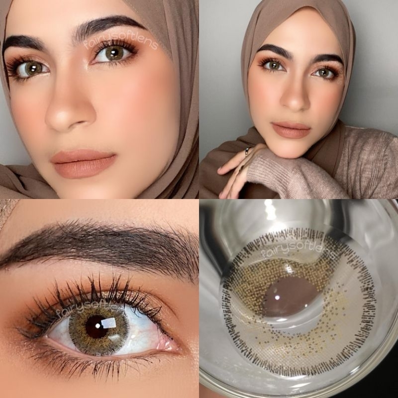 Jual SOFTLENS EOS HAZEL 3 TONE / KONTAK LENSA | Shopee Indonesia