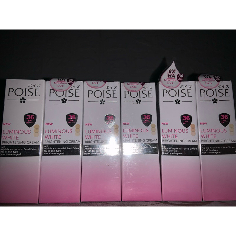 Jual poise luminous white brightening cream | Shopee Indonesia