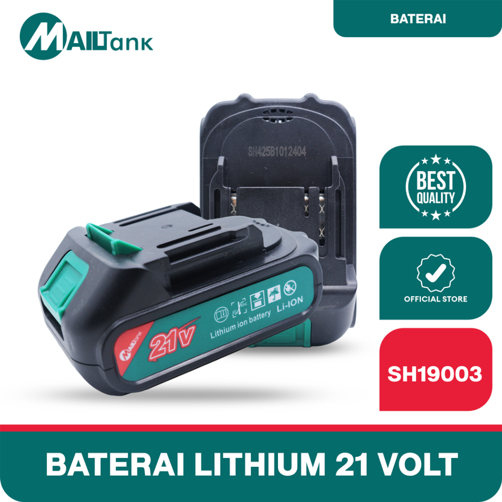 Jual MAILTANK SH19003 BATERAI 21V Untuk mesin cordless Mailtank SH190 ...