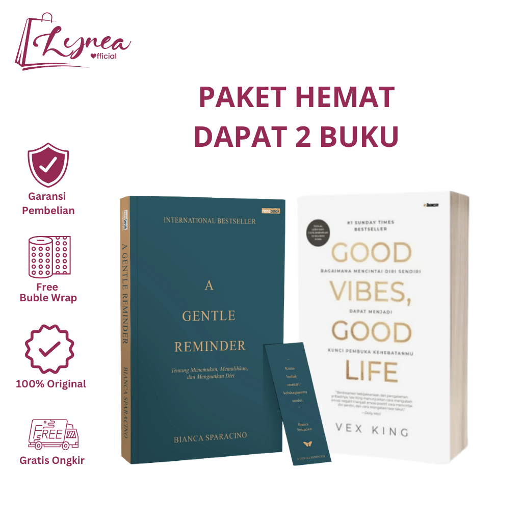 Jual [PAKET HEMAT] [SPESIAL BONUS] Buku A Gentle Reminder - Good Vibes ...