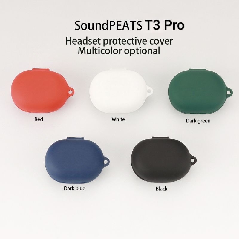 Jual Case Casing Cover Silicone Protective SoundPEATS T3 Pro / T3Pro +Carabiner | Shopee Indonesia