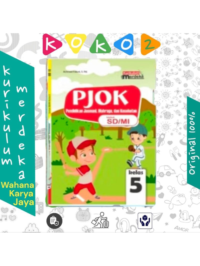 Jual BUKU PAKET PJOK KELAS 5 SD KURIKULUM MERDEKA WAHANA KARYA JAYA | Shopee Indonesia