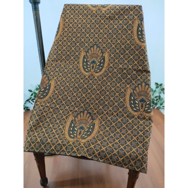 Jual Kain batik solo kombinasi tulis cakar garuda sogan ( motif tembus ...