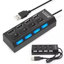 Jual USB Hub 4 Port dengan Saklar On/Off & Lampu Indikator – USB 2.0 (NEW) | Shopee Indonesia