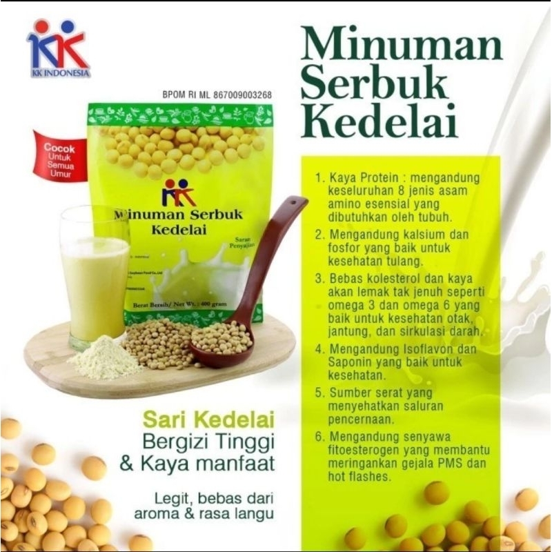 Jual Soya Bean Minuman Serbuk Kedelai KK | Shopee Indonesia