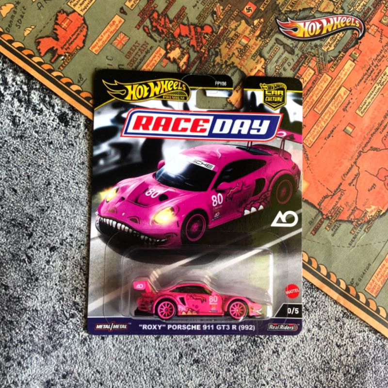 Jual [ HRV96 ] Hot Wheels Premium Race Day CHASE "ROXY" Porsche 911 GT3 ...