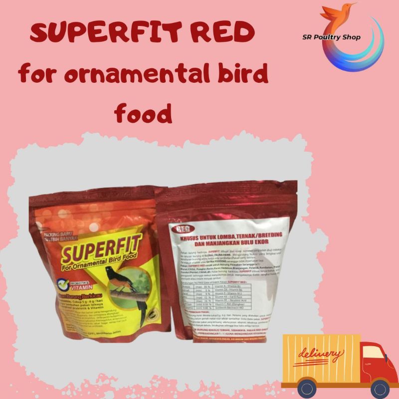 Jual SUPERFIT RED VOER TINGGI PROTEIN UNTUK MURAI DAN BURUNG PEMAKAN ...