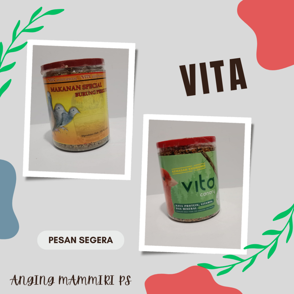 Jual VITA CANARY & VITA PERKUTUT (Makanan burung) | Shopee Indonesia
