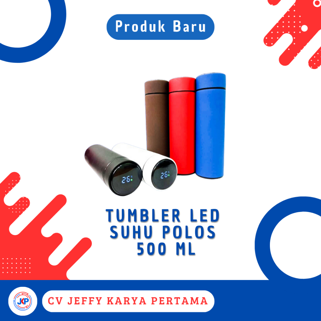 Jual Tumbler LED Suhu Polos 500 ml | Shopee Indonesia