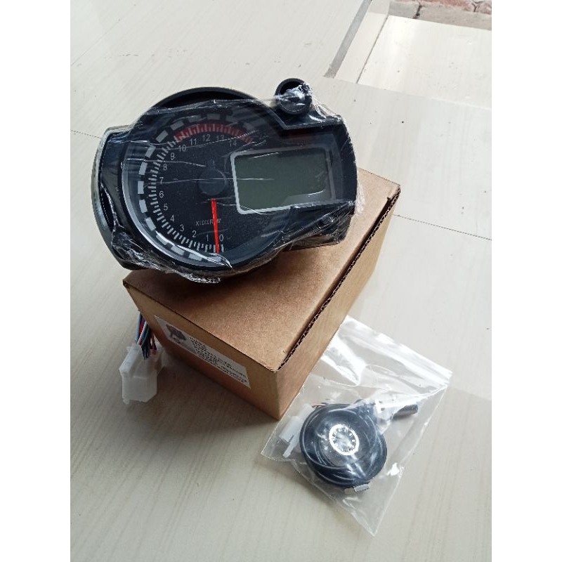 Jual speedometer digital koso rx2n spido spidometer full indikator universal | Shopee Indonesia