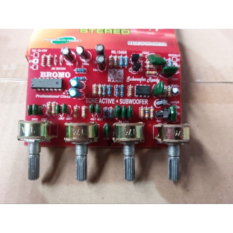 Jual Kit Tone Control Stereo Plus Subwoofer Bromo | Shopee Indonesia