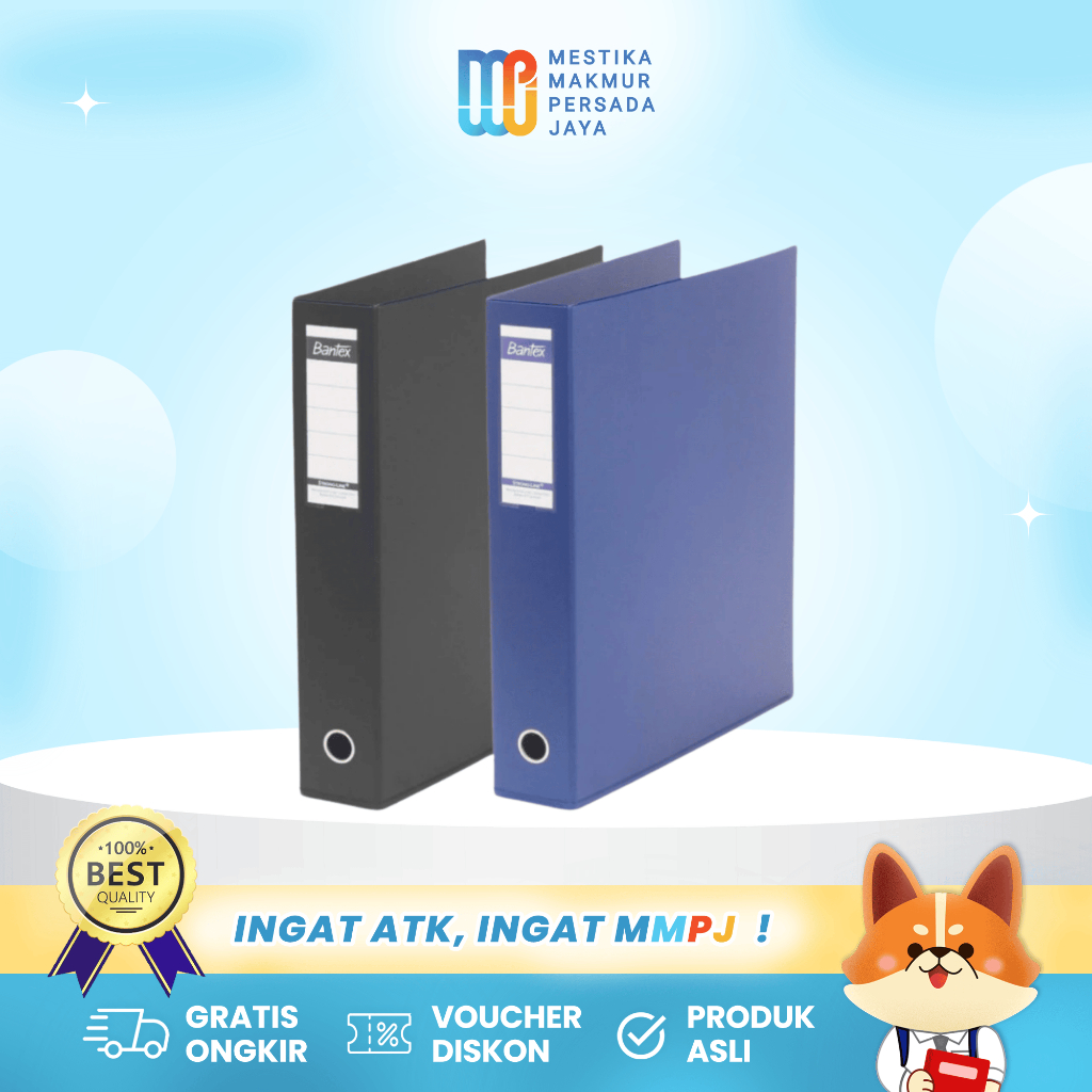 Jual Bantex Ordner A3 Portrait 7cm Lever Arch File - Tempat Dokumen ...