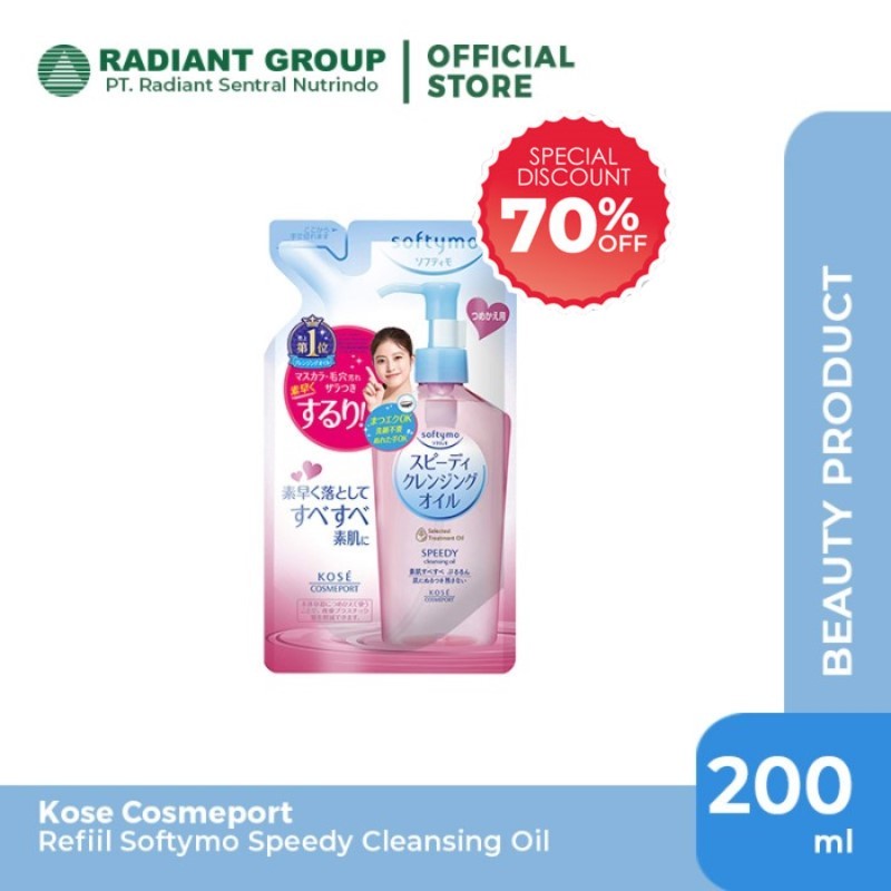 Jual Kose Cosmeport Softymo Speedy Cleansing Oil ND Refill 200 ml | Shopee Indonesia