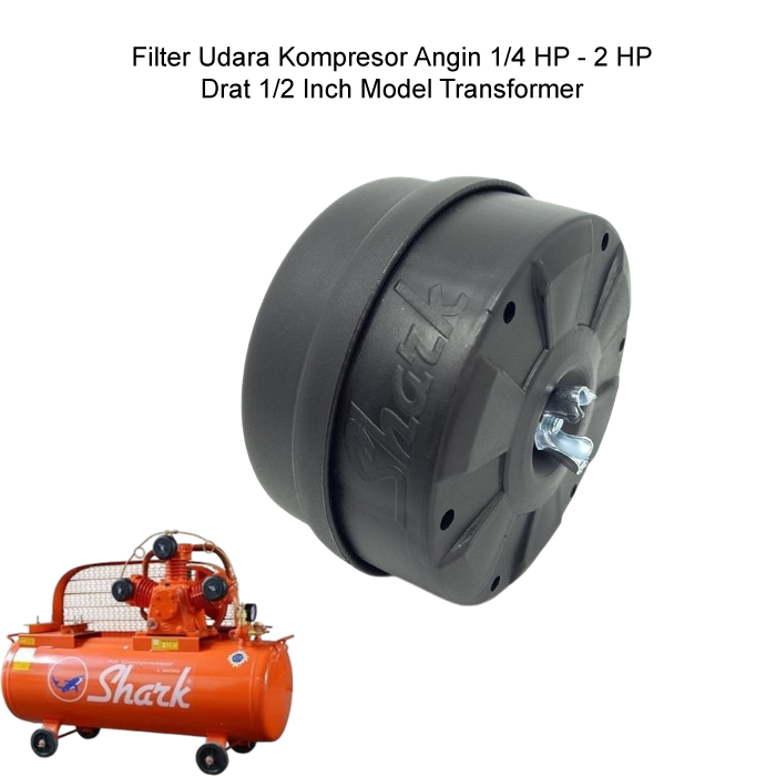 Jual Filter Kompresor Angin Shark Transformer 1/2 - 2 HP Air Filter ...
