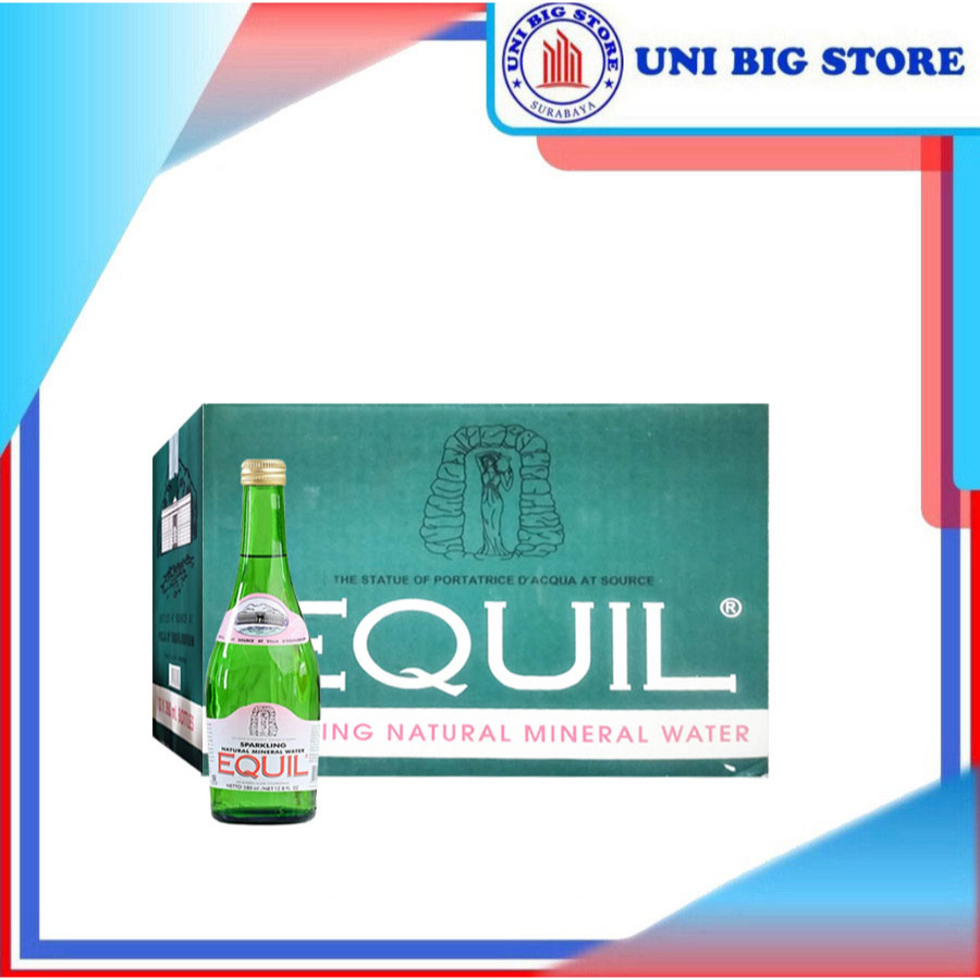 Jual Equil Sparkling Mineral Water 380 ml x 12 pcs DUS Air Soda | Shopee Indonesia