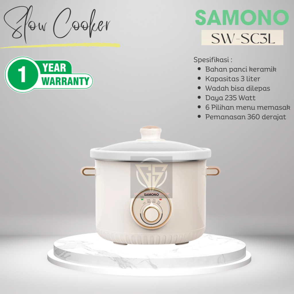 Jual Slow Cooker SAMONO SW-SC3L | Shopee Indonesia