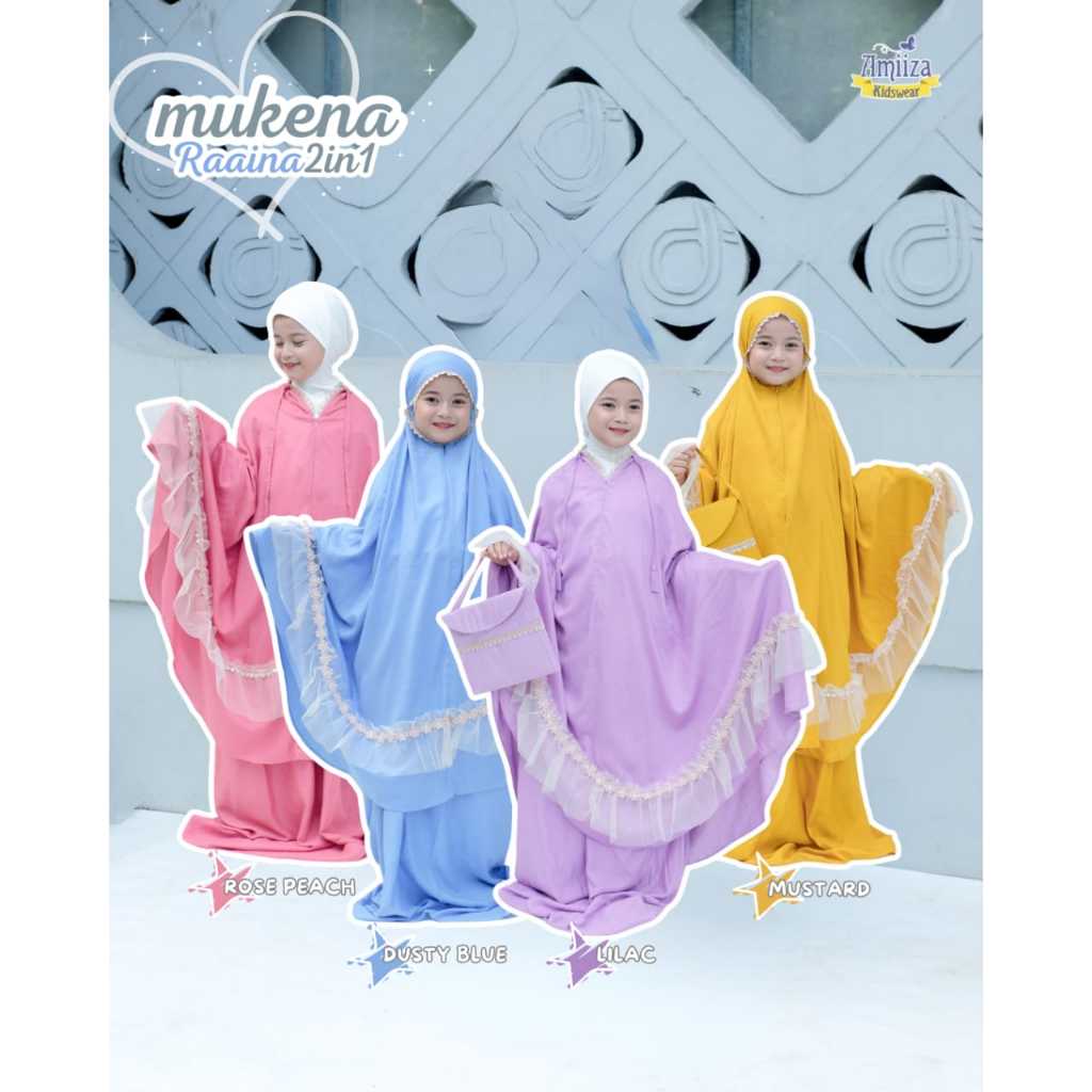 Jual AMIIZA MUKENA RAAINA 2IN1 | Shopee Indonesia