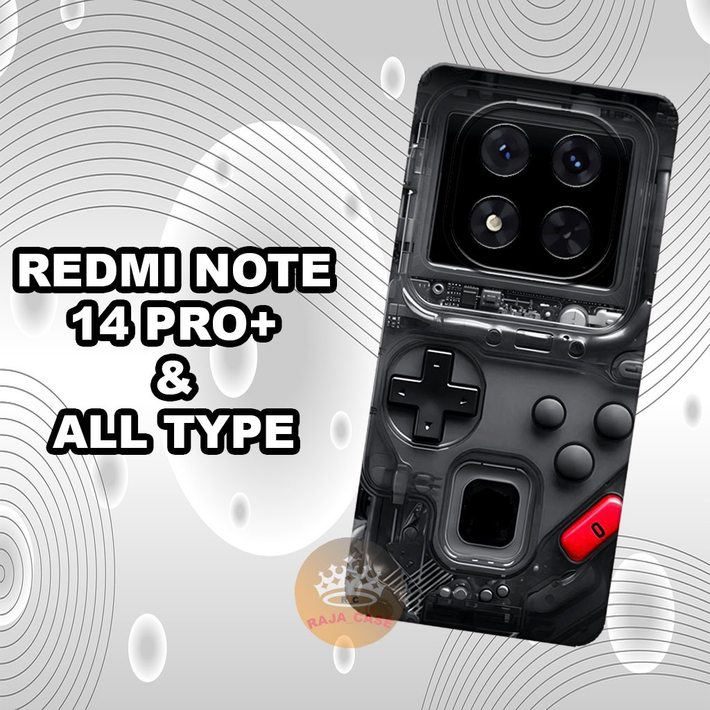 Jual Rc18 Case REDMI NOTE 14 PRO+ Terbaru 2024 -motif gamebot-bahan karet lentur full karet ...