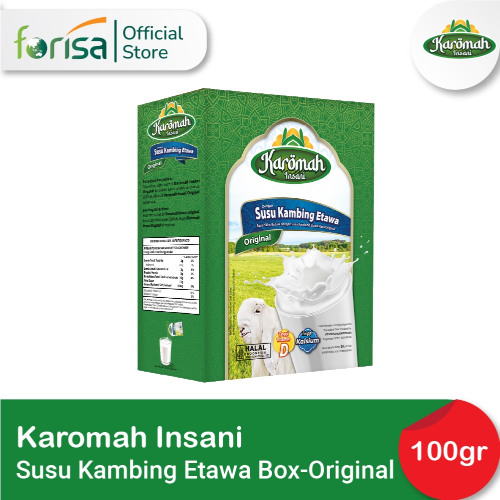 Jual Karomah Insani Susu Kambing Etawa Original Box 5pcs | Shopee Indonesia