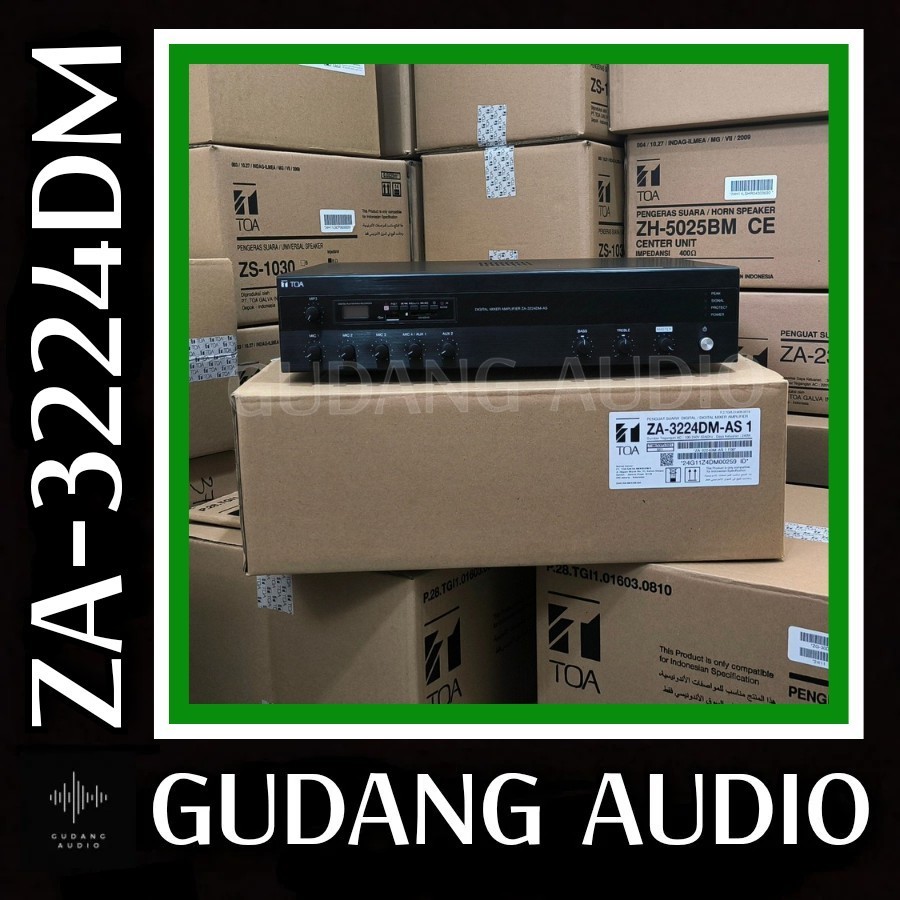 Jual Digital Mixer Amplifier Toa 240 Watt MP3 ZA-3224 DM ZA-3224DM-AS ...