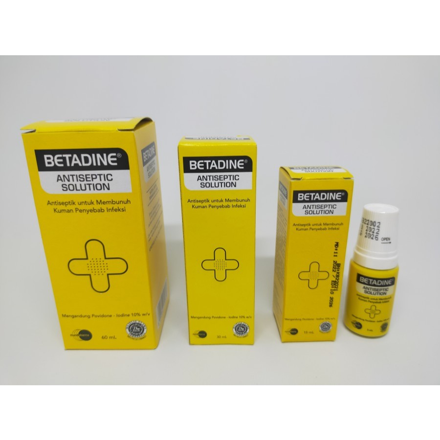Jual Betadin antiseptic solution 15ml & 30 ml | Shopee Indonesia