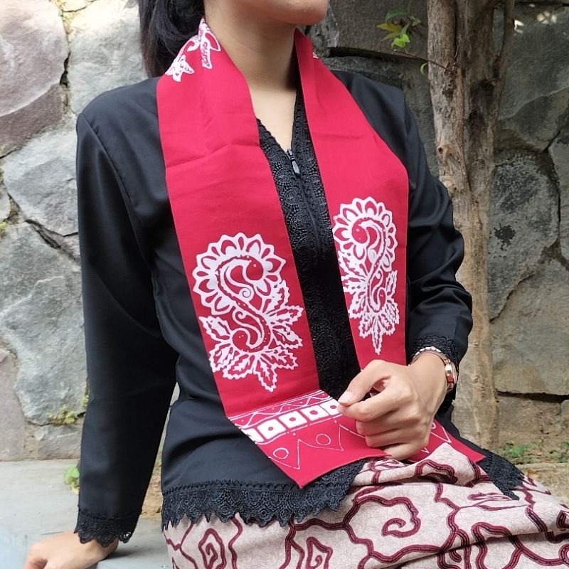 Jual Syal Batik Khas Banyuwangi Banyak Pilihan Motif Republik Using ...