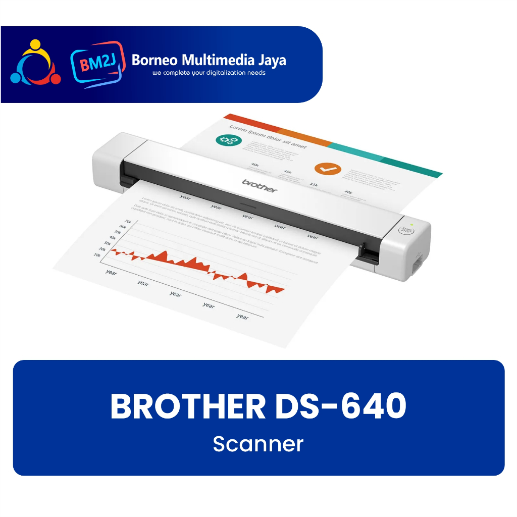 Jual BROTHER Scanner DS640 Portabel Compact Mobile Scanner Brother DS ...