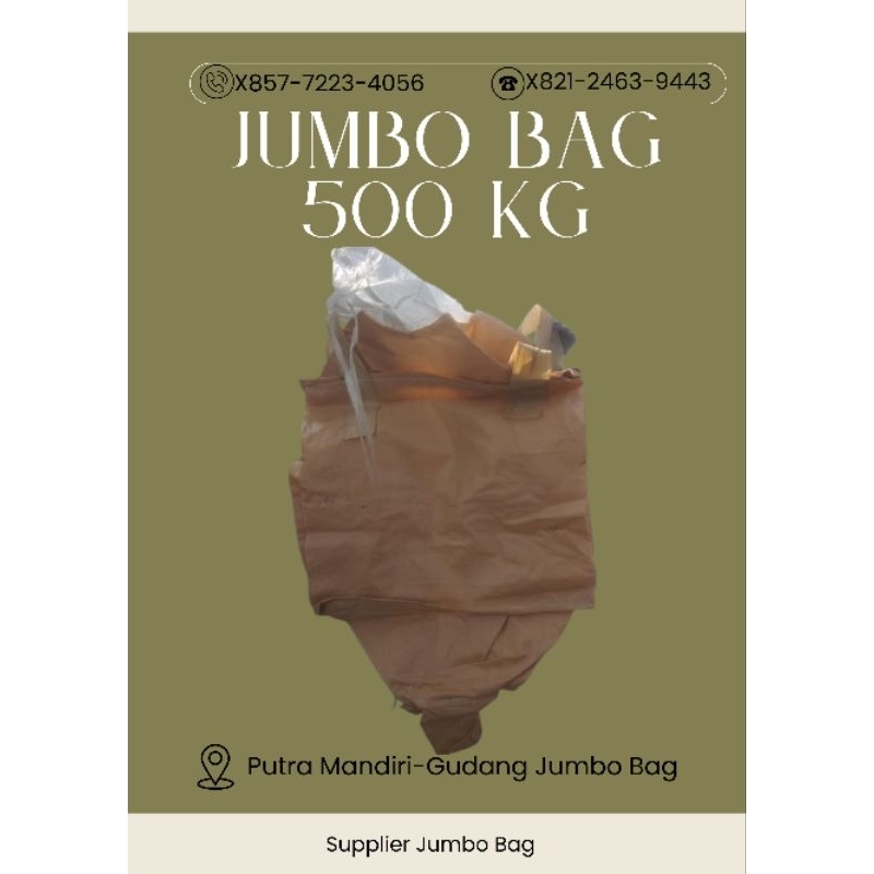 Jual jumbo bag kapasitas 500 kg | Shopee Indonesia