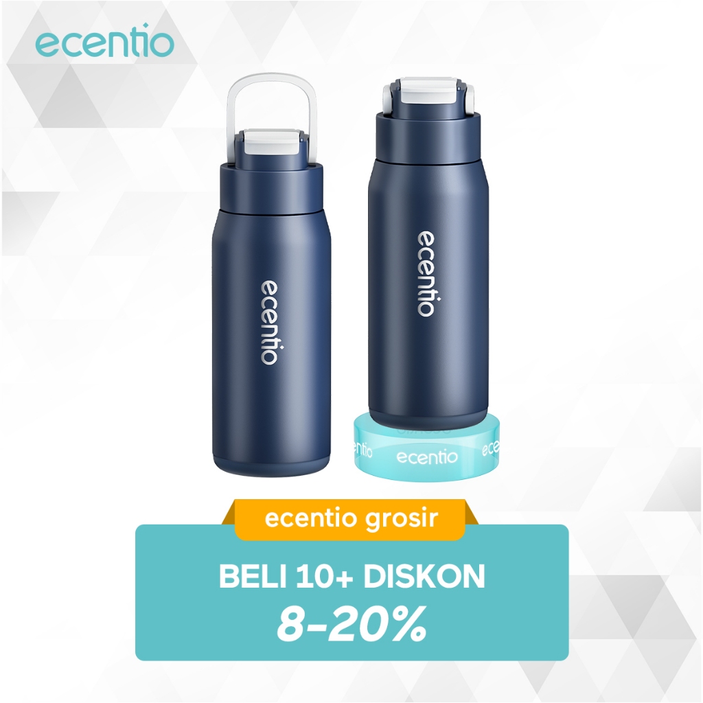 Jual [grosir] botol minum 600ml tumbler handle 304 stainless steel ...