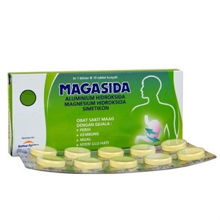 Jual magasida tablet obat maag kembung | Shopee Indonesia
