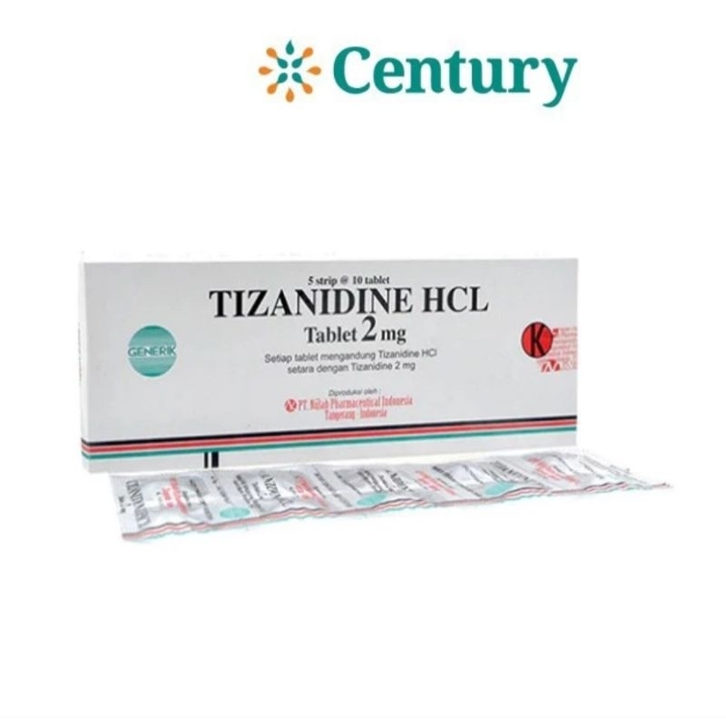 Jual TIZANIDINE 2MG 1 STRIP ISI 10 TABLET (NVL) | Shopee Indonesia