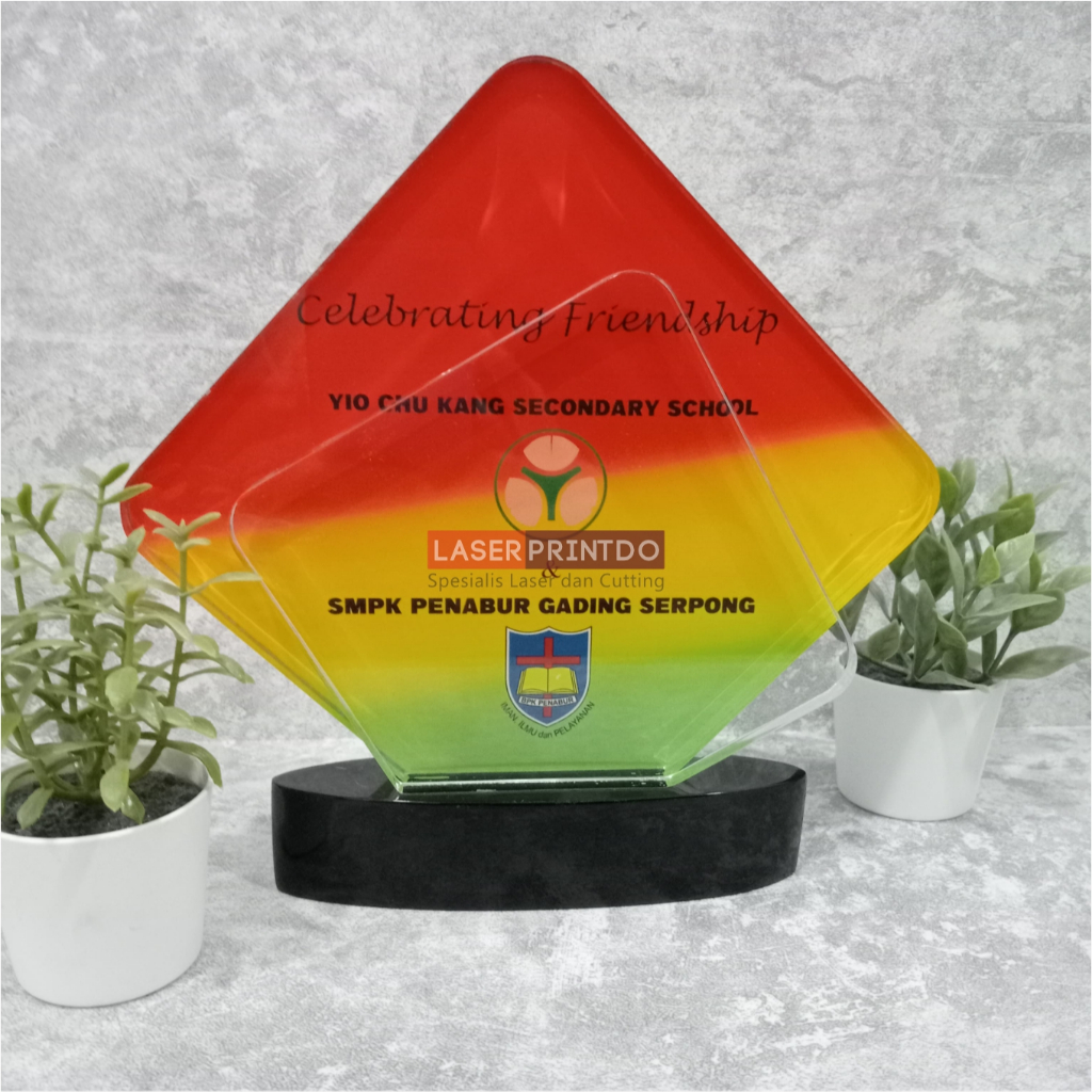 Jual Plakat Akrilik Piala Trophy Akrilik Ekslusif | Shopee Indonesia