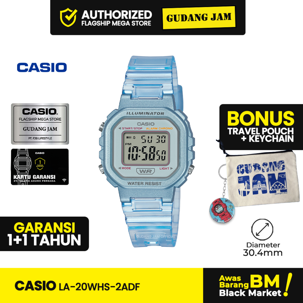 Jual Jam Tangan Casio LA-20WHS-2ADF LA-20WHS LA-20 LA20WHS LA 20WHS | Shopee Indonesia
