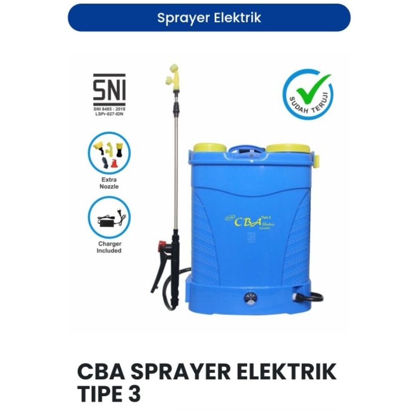 Jual SPRAYER TANGKI ELEKTRIK TIPE 3 Kapasitas 16 Liter SNI | Shopee ...