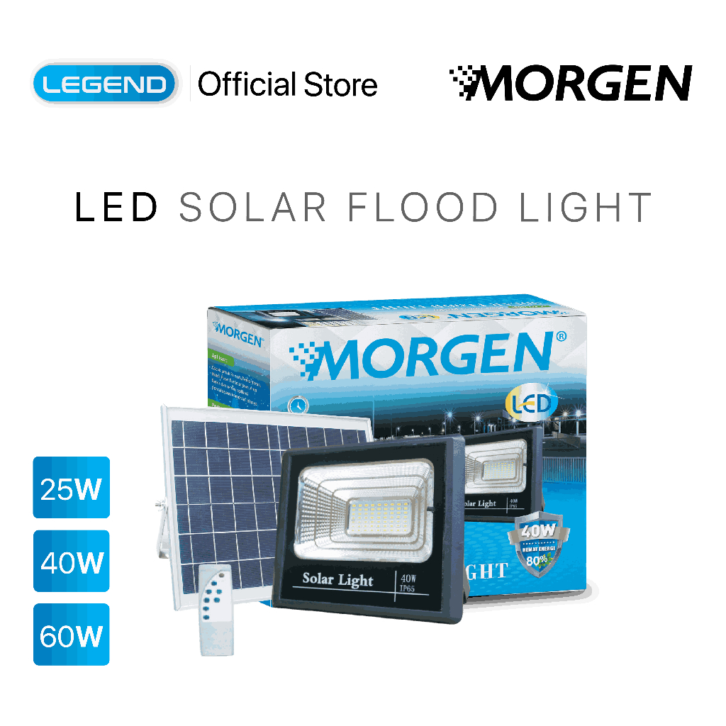 Jual Morgen LED Solar Flood Light Legend Series - Lampu Sorot Outdoor ...