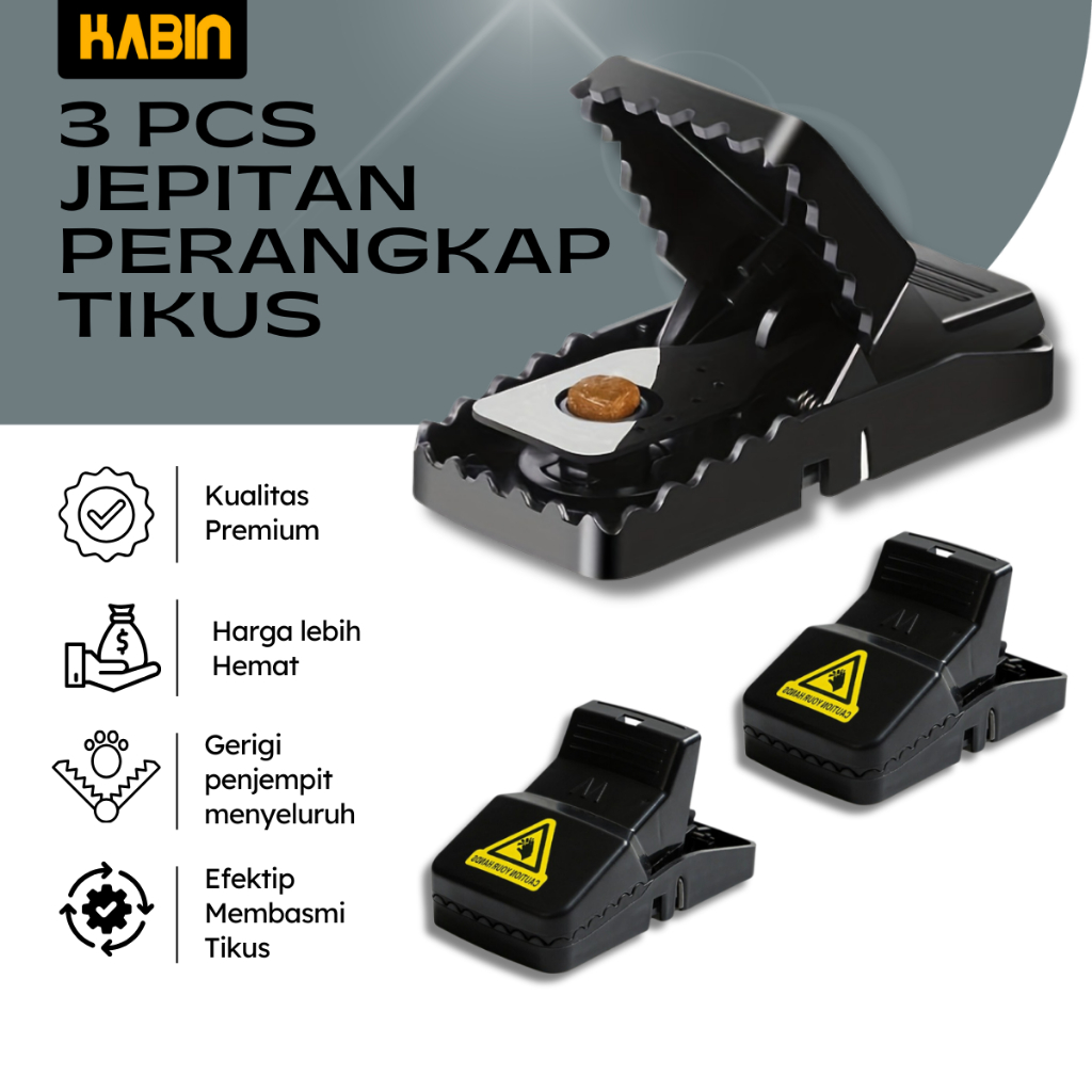 Jual 3 PcsCepitan Tikus Besar Alat Perangkap Jebakan Jepit Tikus ...